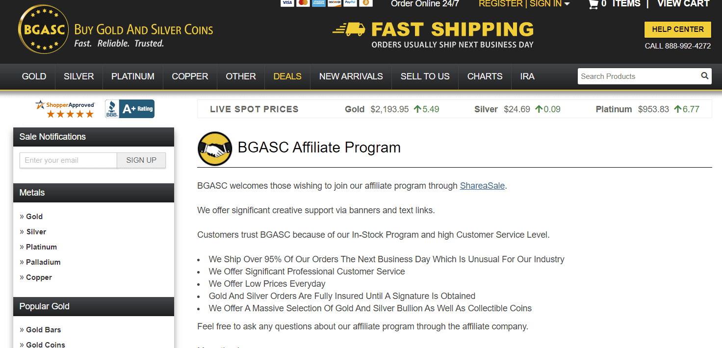 19+ Best Gold IRA Affiliate Programs (2025 highest-paying)